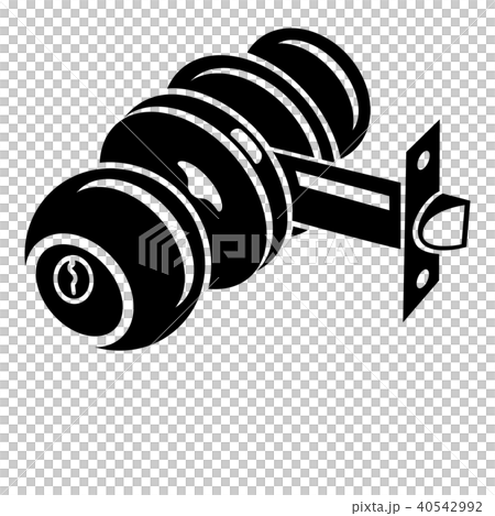 Door knob icon, simple style. - Stock Illustration [40542992] - PIXTA