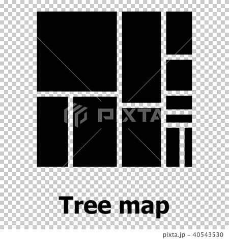 Tree map icon, simple style. - Stock Illustration [40543530] - PIXTA