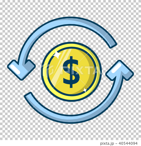 Circulation money icon, cartoon style - Stock Illustration [40544094 ...