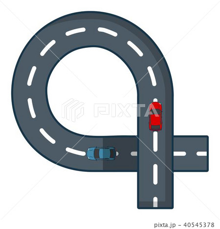 Turn icon, cartoon style.のイラスト素材 [40545378] - PIXTA