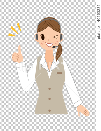 Operator · OK sign - Stock Illustration [40563225] - PIXTA