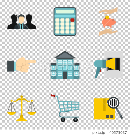 Provision icons set, cartoon style - Stock Illustration [40575087] - PIXTA