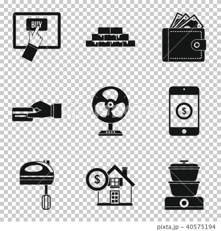 Lending icons set, simple style - Stock Illustration [40575194] - PIXTA