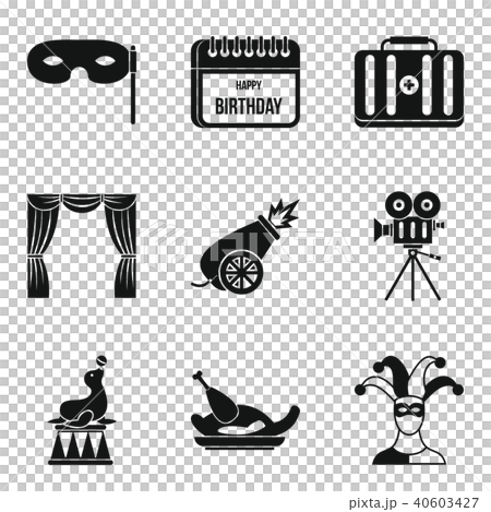 Deception icons set, simple style - Stock Illustration [40603427] - PIXTA