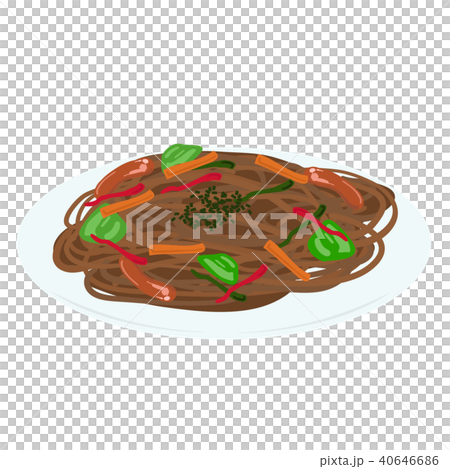 Yakisoba vector illustration - Stock Illustration [40646686] - PIXTA