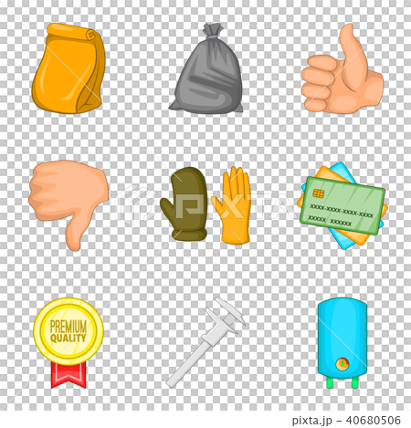 Perfection icons set, cartoon style - Stock Illustration [40680506] - PIXTA