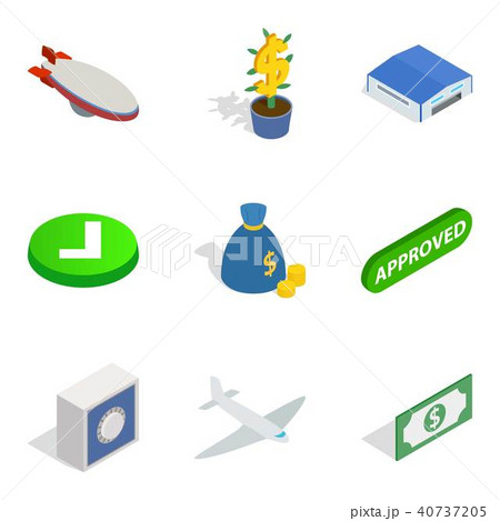 Military dictator icons set, isometric styleのイラスト素材 [40737205] - PIXTA