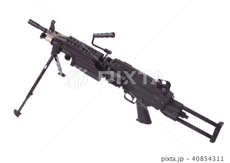 M249 machine gunの写真素材 [40854311] - PIXTA