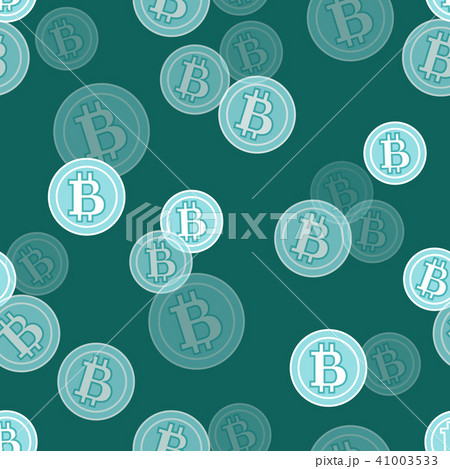 Seamless pattern with bitcoins Finance and virtualのイラスト素材 [41003533] - PIXTA