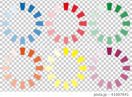 Color chart circle - Stock Illustration [41007641] - PIXTA