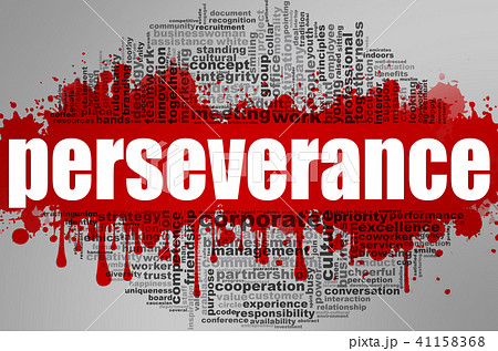 Perseverance word cloudのイラスト素材 [41158368] - PIXTA