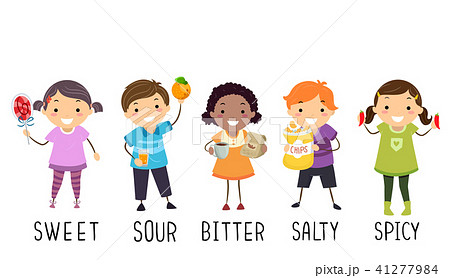Stickman Kids Different Tastes Illustrationのイラスト素材 [41277984] - PIXTA