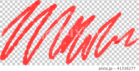 Red doodle pencil - Stock Illustration [41336277] - PIXTA