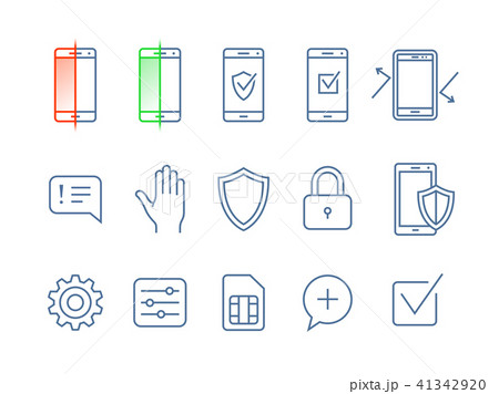 Mobile network operator iconsのイラスト素材 [41342920] - PIXTA
