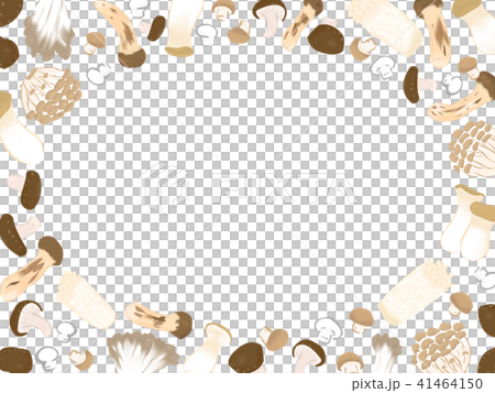 Mushroom frame - Stock Illustration [41464150] - PIXTA