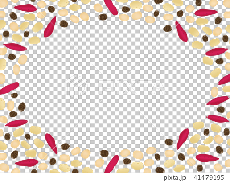 Potato illustration vegetable frame - Stock Illustration [41479195] - PIXTA