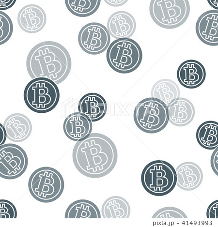 Seamless pattern with bitcoins Finance and virtualのイラスト素材 [41493993] - PIXTA