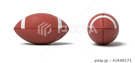 3d rendering of a two red oval balls for...のイラスト素材 [41696575] - PIXTA