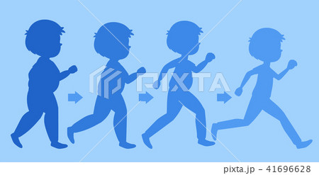 A Human Body Transformation Templateのイラスト素材 [41696628] - PIXTA
