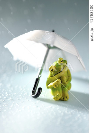 Kermit Looking Out The Rainy Window