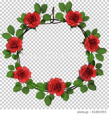 Rose lease - Stock Illustration [41891955] - PIXTA