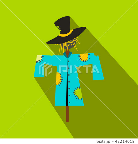 Scarecrow flat iconのイラスト素材 [42214018] - PIXTA