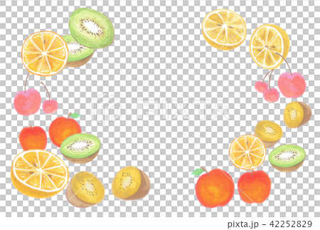 Fruit frame, card - Stock Illustration [42252829] - PIXTA