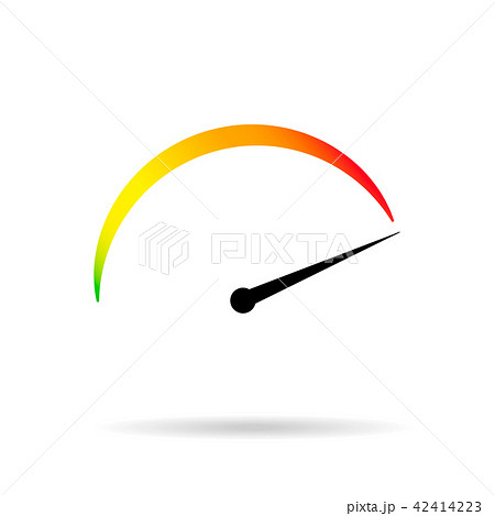 Symbol min max speed meterのイラスト素材 [42414223] - PIXTA