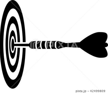 darts_arrow_ingoal.epsのイラスト素材 [42499809] - PIXTA