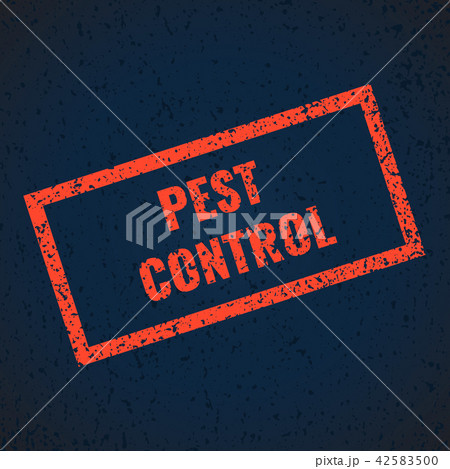 Pest control stampのイラスト素材 [42583500] - PIXTA