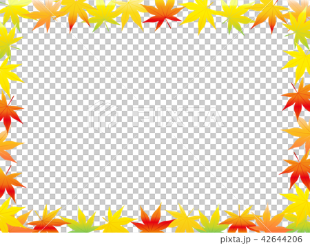 Autumn leaves 10 frames - Stock Illustration [42644206] - PIXTA