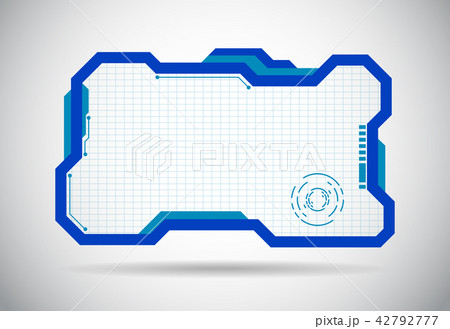 Abstract technology frame template designのイラスト素材 [42792777] - PIXTA