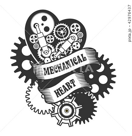 Mechanical Iron Heartのイラスト素材 [42976437] - PIXTA