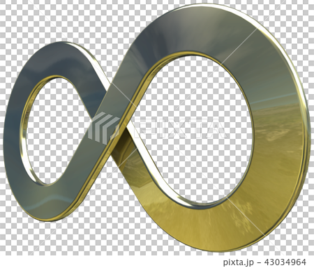 CG 3D illustration Stereoscopic design infinite... - Stock Illustration ...