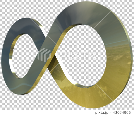 CG 3D illustration Stereoscopic design infinite... - Stock Illustration ...