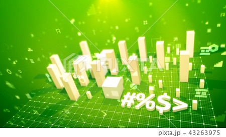 Bar chart with soaring finance indicatorsのイラスト素材 [43263975] - PIXTA