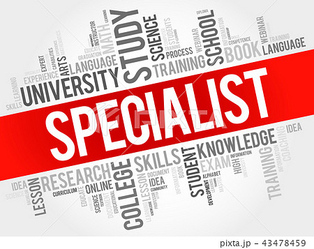 SPECIALIST word cloud collageのイラスト素材 [43478459] - PIXTA