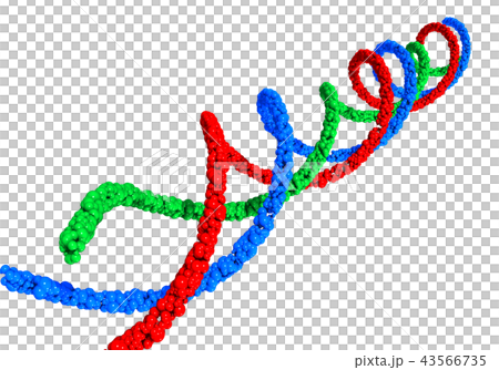 Triple helix DNA - Stock Illustration [43566735] - PIXTA