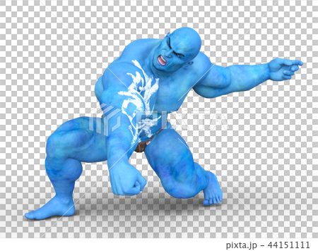 Blue Man - Stock Illustration [44151111] - PIXTA