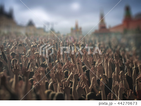 concert on Red Square in Moscow.の写真素材 [44270673] - PIXTA