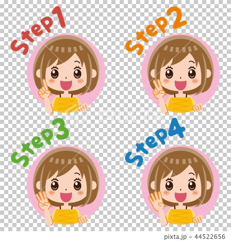 Female step icon - Stock Illustration [44522656] - PIXTA