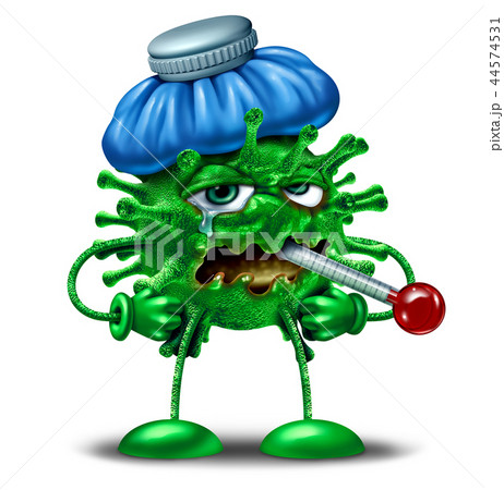 Winter Flu Characterのイラスト素材 [44574531] - PIXTA