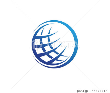 Wire World icon Logo Template vector illustrationのイラスト素材 [44575512] - PIXTA