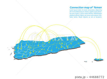 Modern of Map connections networkのイラスト素材 [44688772] - PIXTA