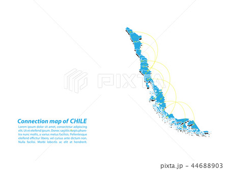 Modern of Map connections networkのイラスト素材 [44688903] - PIXTA