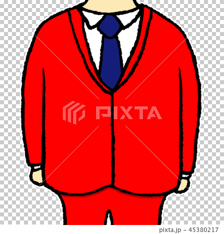 Red suit - Stock Illustration [45380217] - PIXTA