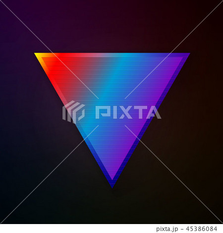 Triangle spectrum backgroundのイラスト素材 [45386084] - PIXTA