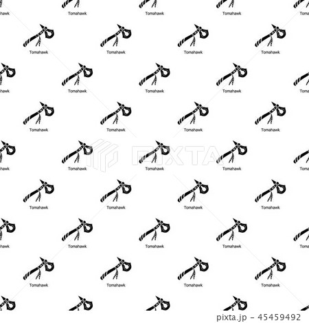 Tomahawk pattern vector seamlessのイラスト素材 [45459492] - PIXTA