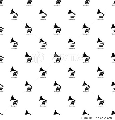 Gramophone pattern vector seamlessのイラスト素材 [45652326] - PIXTA