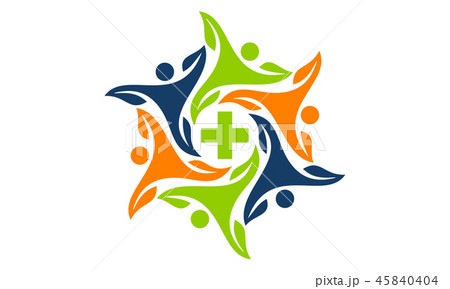 Health Together Logo Design Template Vectorのイラスト素材 [45840404] - PIXTA